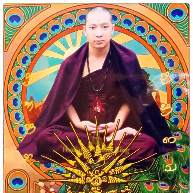 Phra Peacock King 9 Gold Takrut(First Batch)By Golden Peacock King ...