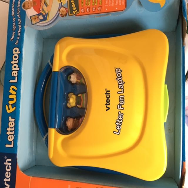 Vtech Letter Fun Laptop, 兒童＆孕婦用品, 嬰兒玩具 - Carousell