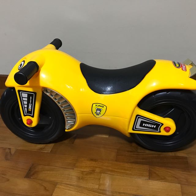Yellow Motorcycle Ride-on, Babies & Kids, Infant Playtime on Carousell
