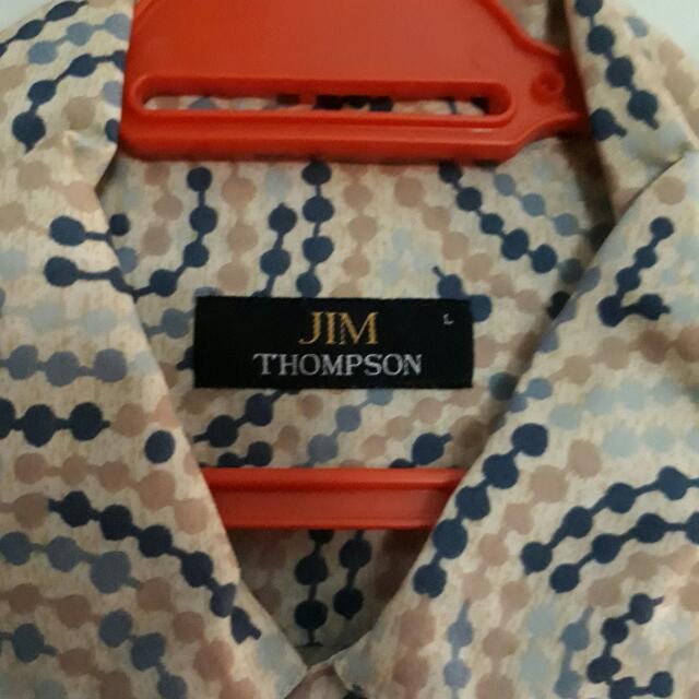 JIM THOMPSON Shirt, Men's Fashion, Tops & Sets, Tshirts & Polo Shirts ...
