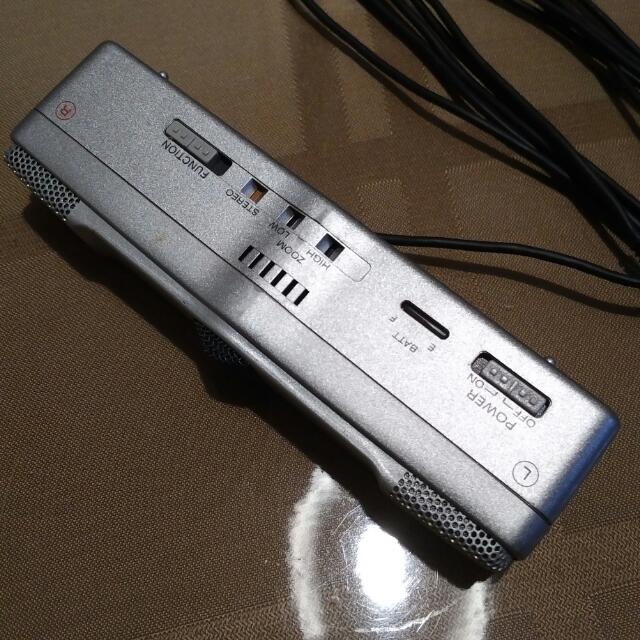 Sony MD Player Stereo/Zoom Microphone ECM-ZS90, 音響器材, 錄音機 - Carousell