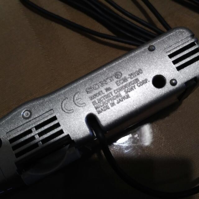 Sony MD Player Stereo/Zoom Microphone ECM-ZS90, 音響器材, 錄音機 - Carousell