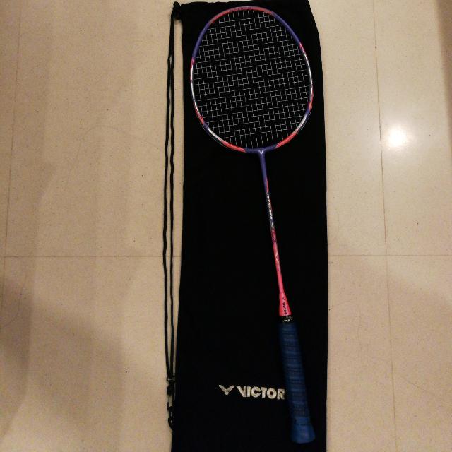 Victor Badminton Racquet Jetspeed S12F, Sports Equipment, Sports ...