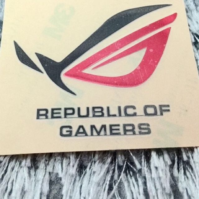Asus Rog Pc Sticker(Pre-Order), Computers & Tech, Parts & Accessories ...