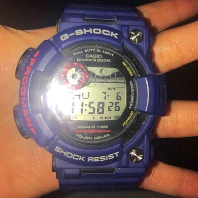 Casio Gshock Limited ed BLUE Frogman, Luxury, Watches on Carousell