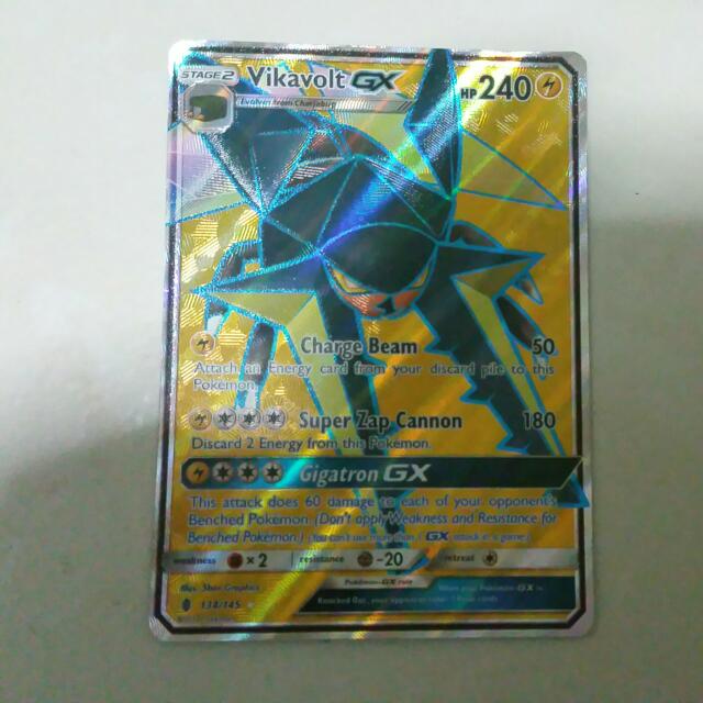 Vikavolt Gx Full Art, Hobbies & Toys, Toys & Games on Carousell