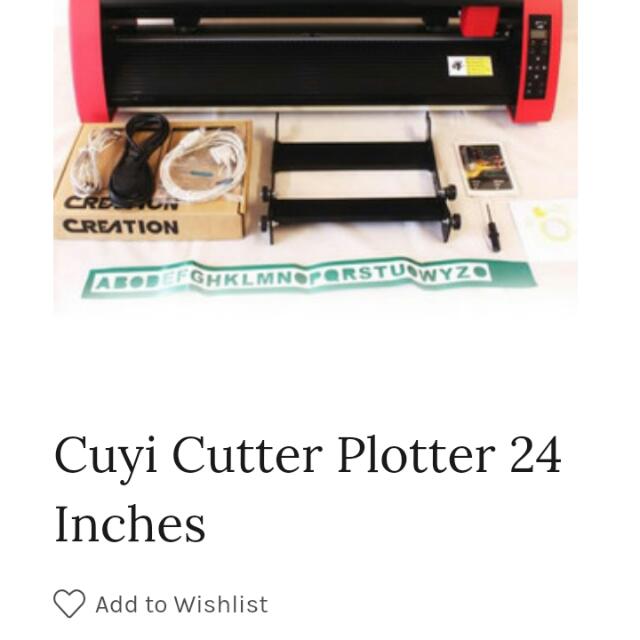 Cuyi Cutter Plotter And Heat Press, Furniture & Home Living, Gardening ...