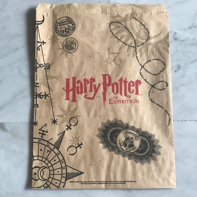 Harry Potter Exhibition Paper Bag, Hobbies & Toys, Stationery & Craft ...