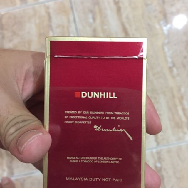 Vintage Dunhill Cigarettes Box, Hobbies & Toys, Collectibles ...