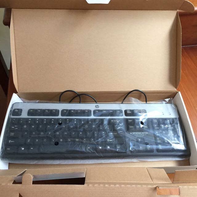 Vintage HP Keyboard With Plastic Bag, Computers & Tech, Parts ...
