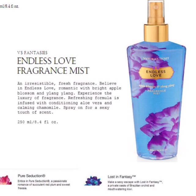 VS ENDLESS LOVE PERFUME, Men's Fashion, Bags, Belt bags, Clutches and ...