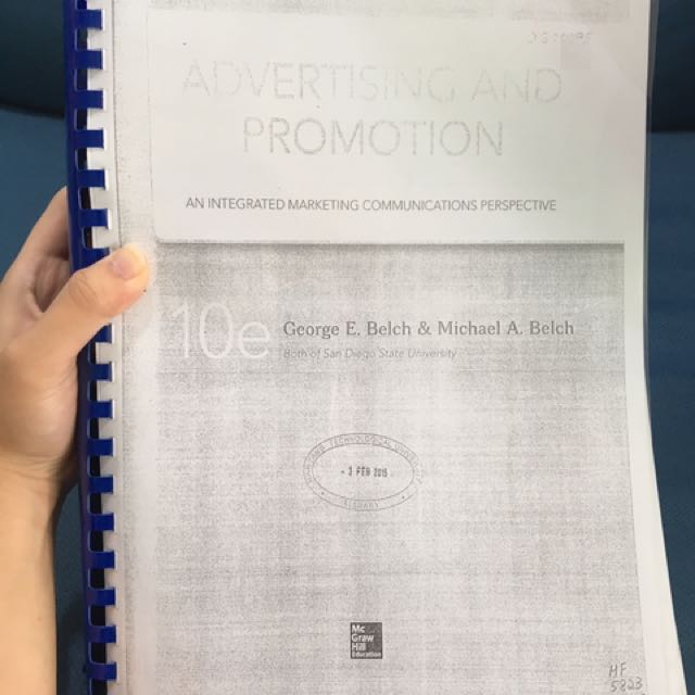 Advertising And Promotion IMC textbook, Hobbies & Toys, Books ...