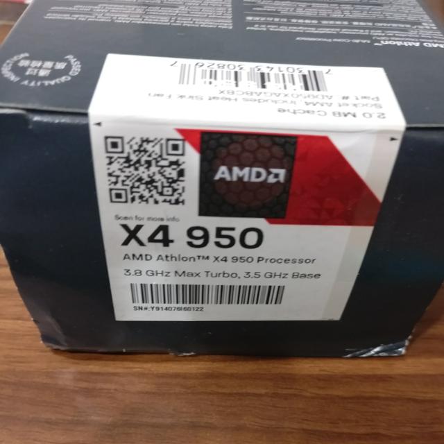AMD X4 950 AM4 Ready, Computers & Tech, Parts & Accessories, Computer ...