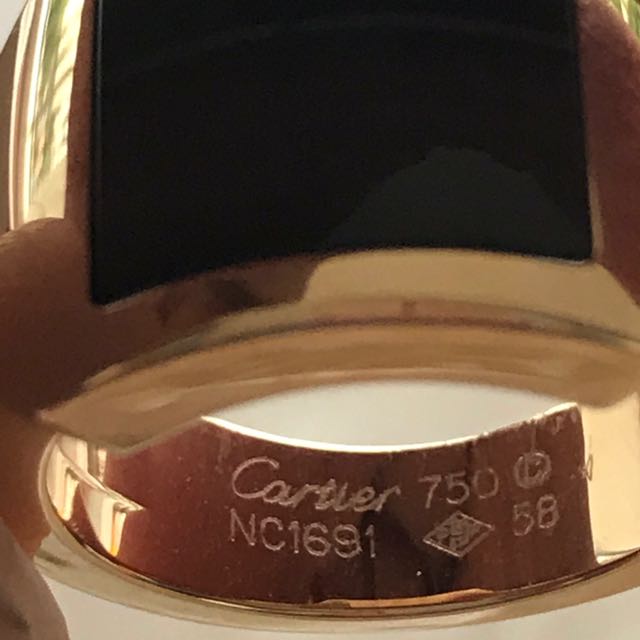 Cartier Tiger Eye Men Ring, Luxury, Accessories on Carousell