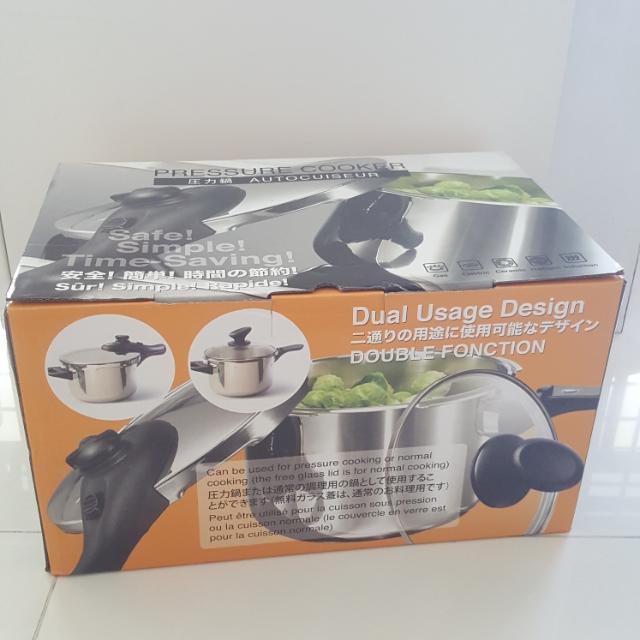 Double Function Pressure Cooker, TV & Home Appliances, Kitchen ...