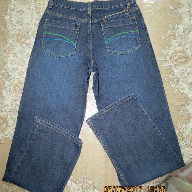 For Kids Joey Fresco Denim Pants, Babies & Kids, Babies & Kids Fashion ...