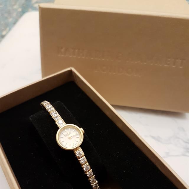 Katharine Hamnett London Classic Gold Crystal Ladies Watch, Mobile ...