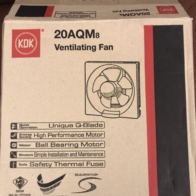 KDK Exhaust Fan ( 8 Inch), TV & Home Appliances, Air Conditioners ...