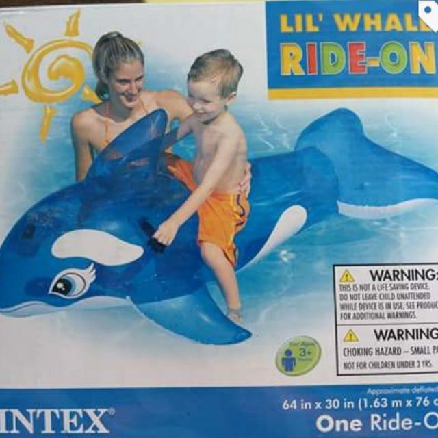 Lil Whale ride-on Float, Babies & Kids, Baby Nursery & Kids Furniture ...