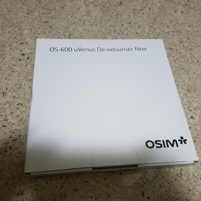 Osim uVenus De-odouriser Filter (Model: OS 600), Health & Nutrition ...