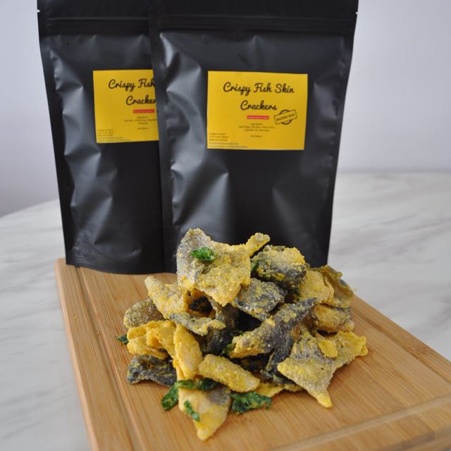 Wee' Salted Egg Fish Skin, Food & Drinks, Packaged & Instant Food on ...