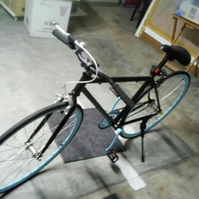 Fixie Lightning Blue, Sports Equipment, Bicycles & Parts, Bicycles on ...