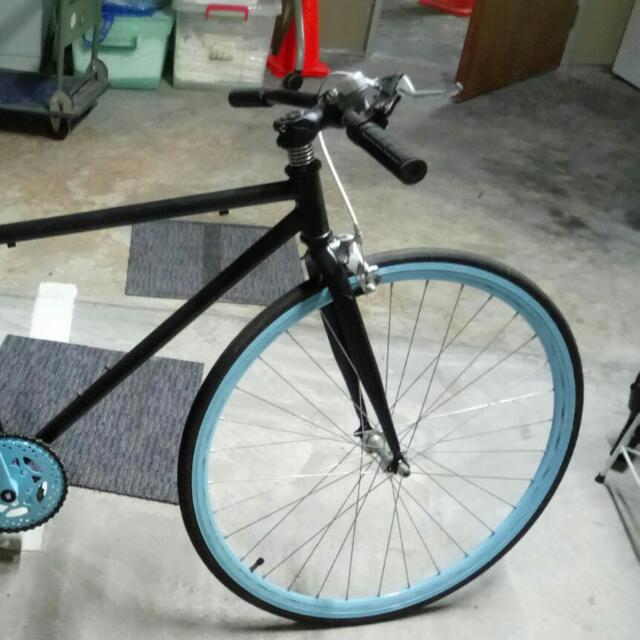 Fixie Lightning Blue, Sports Equipment, Bicycles & Parts, Bicycles on ...