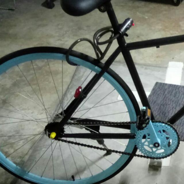 Fixie Lightning Blue, Sports Equipment, Bicycles & Parts, Bicycles on ...