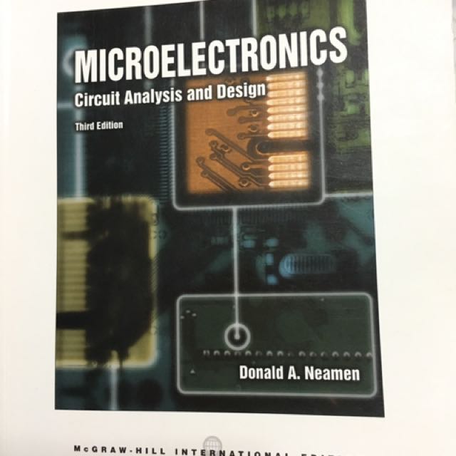 Microelectronics Circuit Analysis And Design Hobbies And Toys Books And Magazines Textbooks On