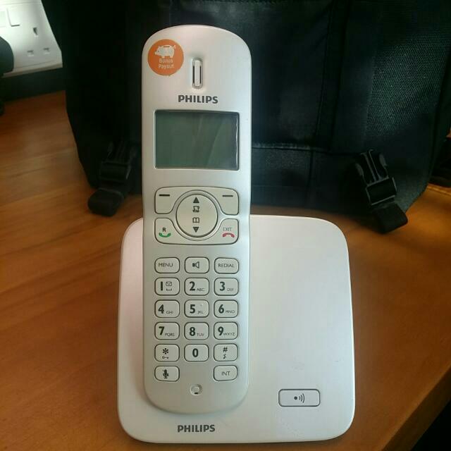 Philips Perfect Sound Cordless Phone 2000 Series, Mobile Phones ...