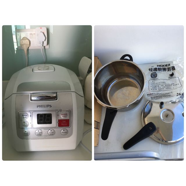 Philips Rice Cooker/HCX Pressure Cooker, TV & Home Appliances, Kitchen ...