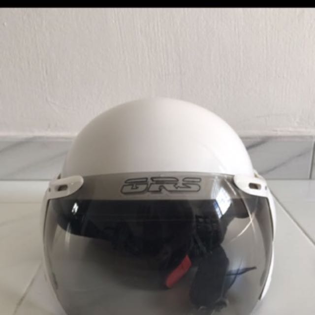 Selling GRS Retro Helmet, Motorcycles, Motorcycle Apparel on Carousell