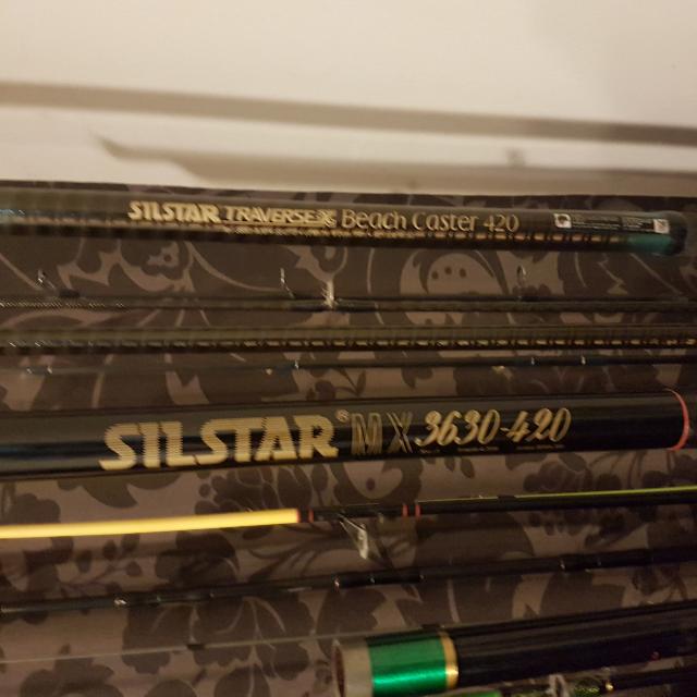 Silstar Old School Surfcasting Rods, Sports Equipment, Fishing on Carousell