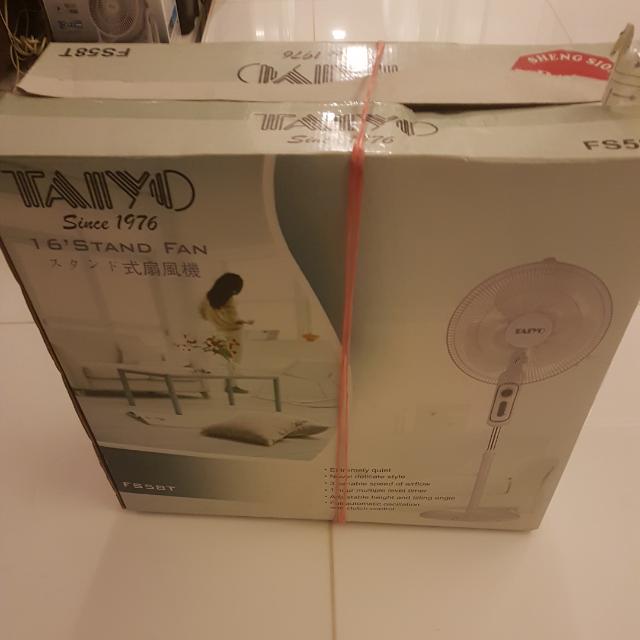 Taiyo 16 Inch Stand Fan, Furniture & Home Living, Lighting & Fans, Fans ...