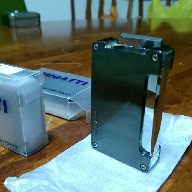 Lighters Touch Flame Bugatti B1 Single Touch Flame Butane gas Lighter ...