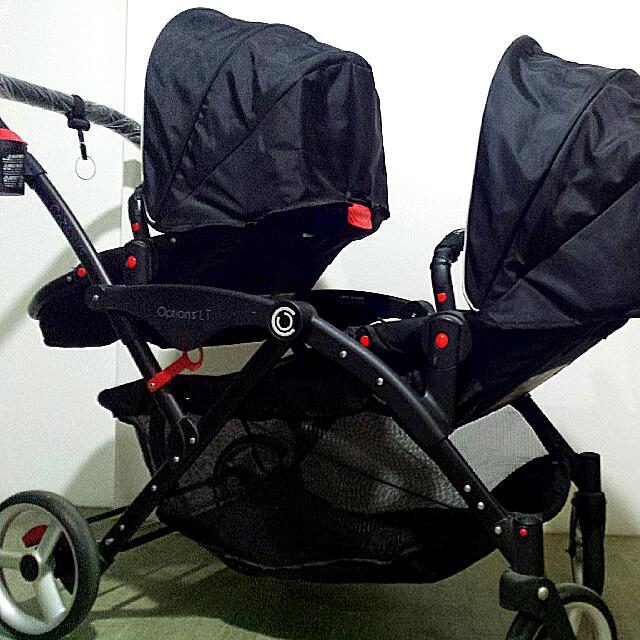Contours Double Stroller Option LT, Babies & Kids, Going Out, Strollers ...