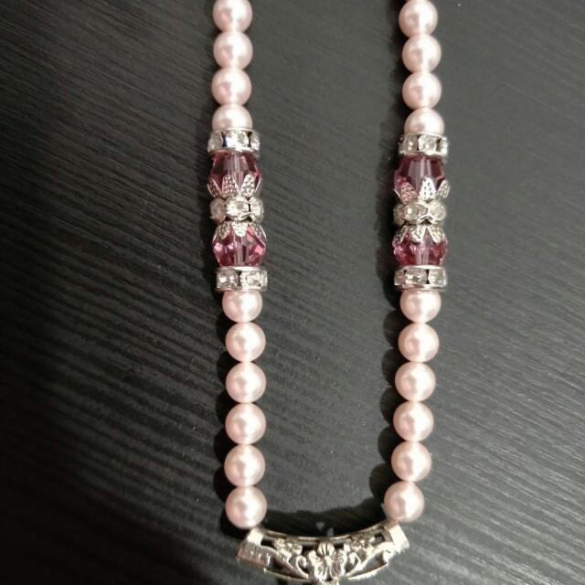 Custom Made Amulet Necklace - Baby Pink, Hobbies & Toys, Memorabilia ...