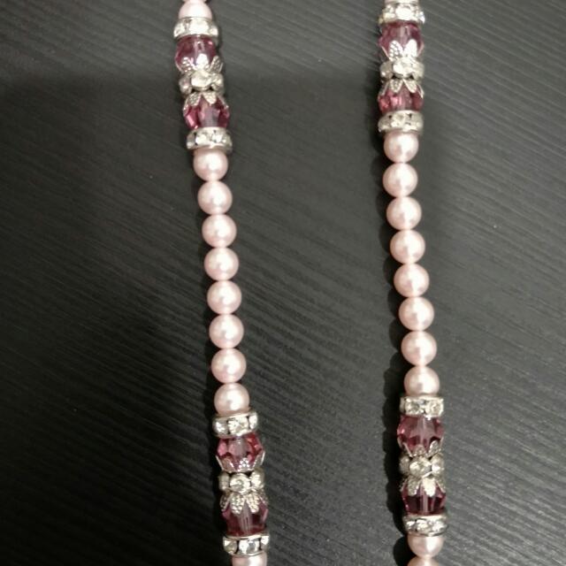 Custom Made Amulet Necklace - Baby Pink, Hobbies & Toys, Memorabilia ...