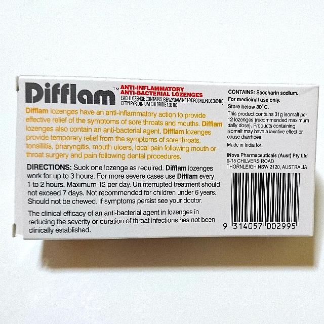 Difflam Lozenges, Beauty & Personal Care, Sanitisers & Disinfectants on ...