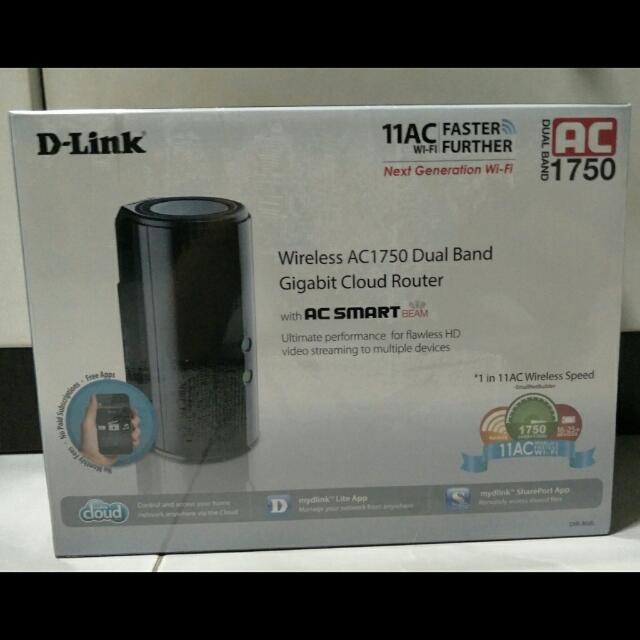 D-Link Wireless Dual Band Router AC1750 with Smart Beam, Computers ...