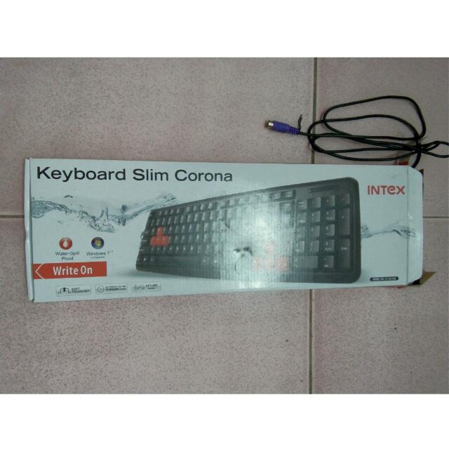 INTEX Keyboard Slim Corona, Computers & Tech, Parts & Accessories ...