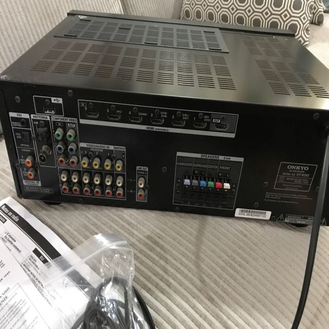 Onkyo HT-S3700 | HT-R393 5.1 Channel Home Theater Receiver, Audio, Soundbars, Speakers ...