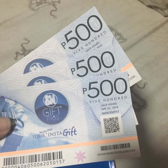 SM Gift Passes Gift Certificates Tickets Vouchers Store Credits On SM Gift Passes Gift Certificates Tickets Vouchers Store Credits On