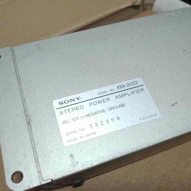Sony 2 Channel Amplifier XM-2022, Audio, Soundbars, Speakers ...
