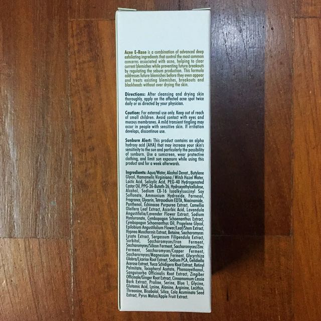 Therapeutic Dermatologic Formula TDF Acne Erase, Beauty & Personal Care ...