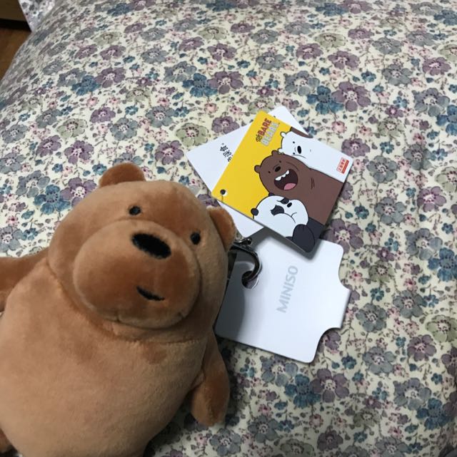 We Bare Bears X MINISO keychains, Hobbies & Toys, Toys & Games on Carousell