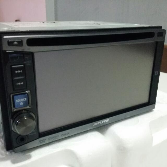 Alpine Double DIN Head Unit, Car Accessories on Carousell