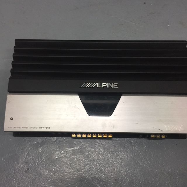 Alpine Power Amplifier MRV-F540, Car Accessories, Accessories on Carousell