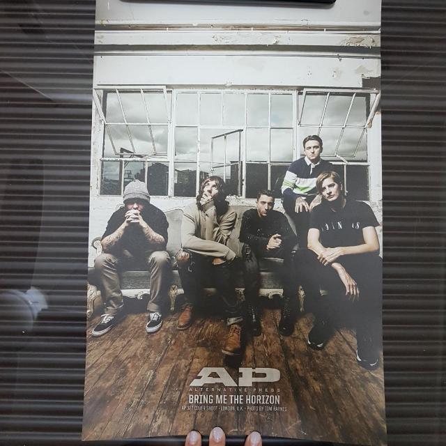 BMTH AP POSTER, TV & Home Appliances, TV & Entertainment, TV Parts ...