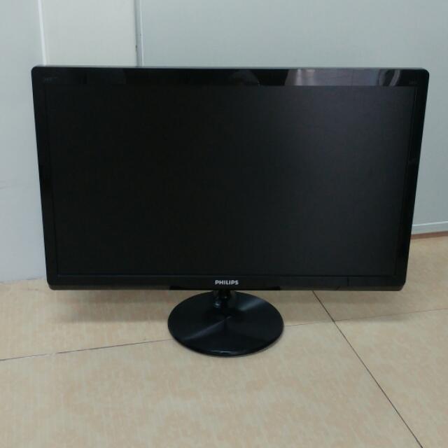 Philips LED 24吋 顯示器 (Model: 247E), 家庭電器, 電視 & 其他娛樂, 電視組件及配件 - Carousell
